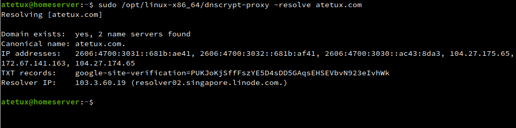 How To Encrypt Dns With Dnscrypt Proxy 2 On Debian 10ubuntu 2004 Lts Linux Tutorial Atetux 