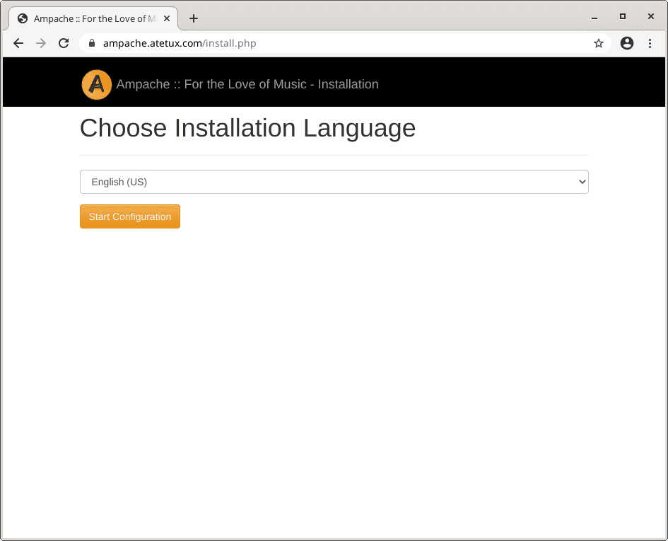 How To Install Ampache Audio Streaming with SSL on Debian 10 - Atetux