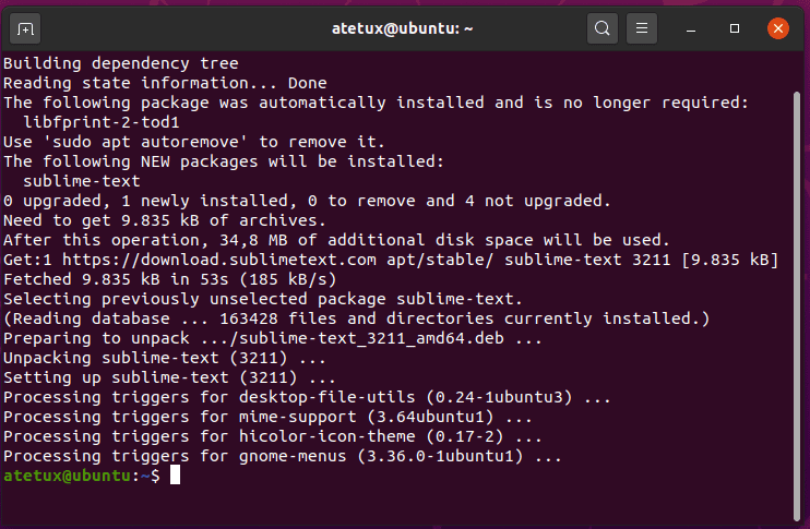 How To Install Sublime Text On Ubuntu 20 04 Linux Tutorial Atetux