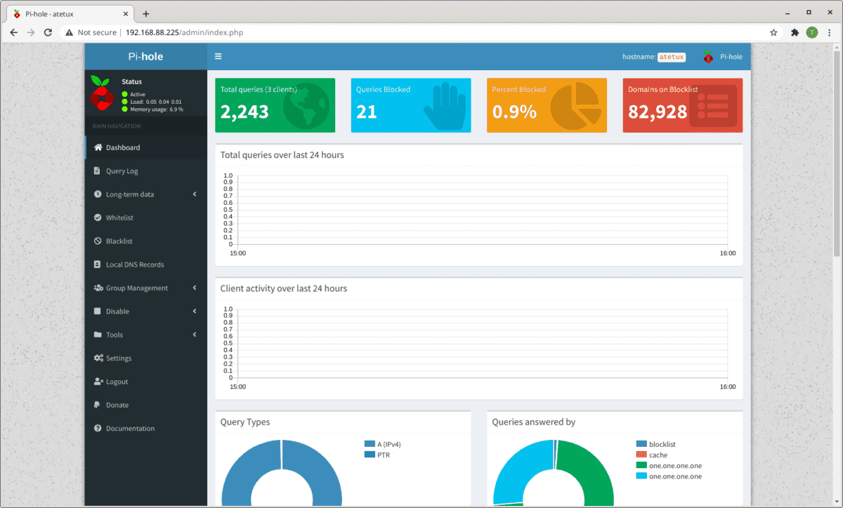 How To Install Pihole Without ARM SBC on Debian 10 - Atetux