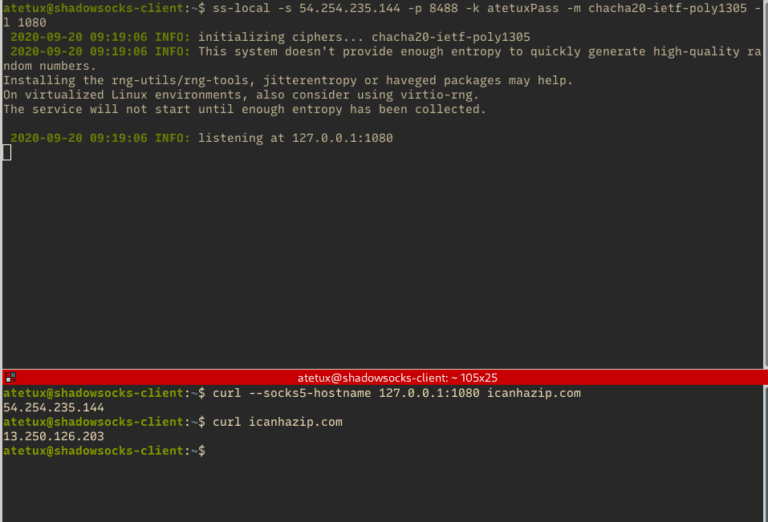 How To Install Shadowsocks Proxy on Debian 10 - Atetux