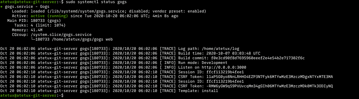 How To Install Gogs Git Server On Ubuntu 2004 Atetux