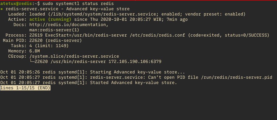 How To Setup And Test Redis On Debian 10ubuntu 2004 Linux Tutorial Atetux