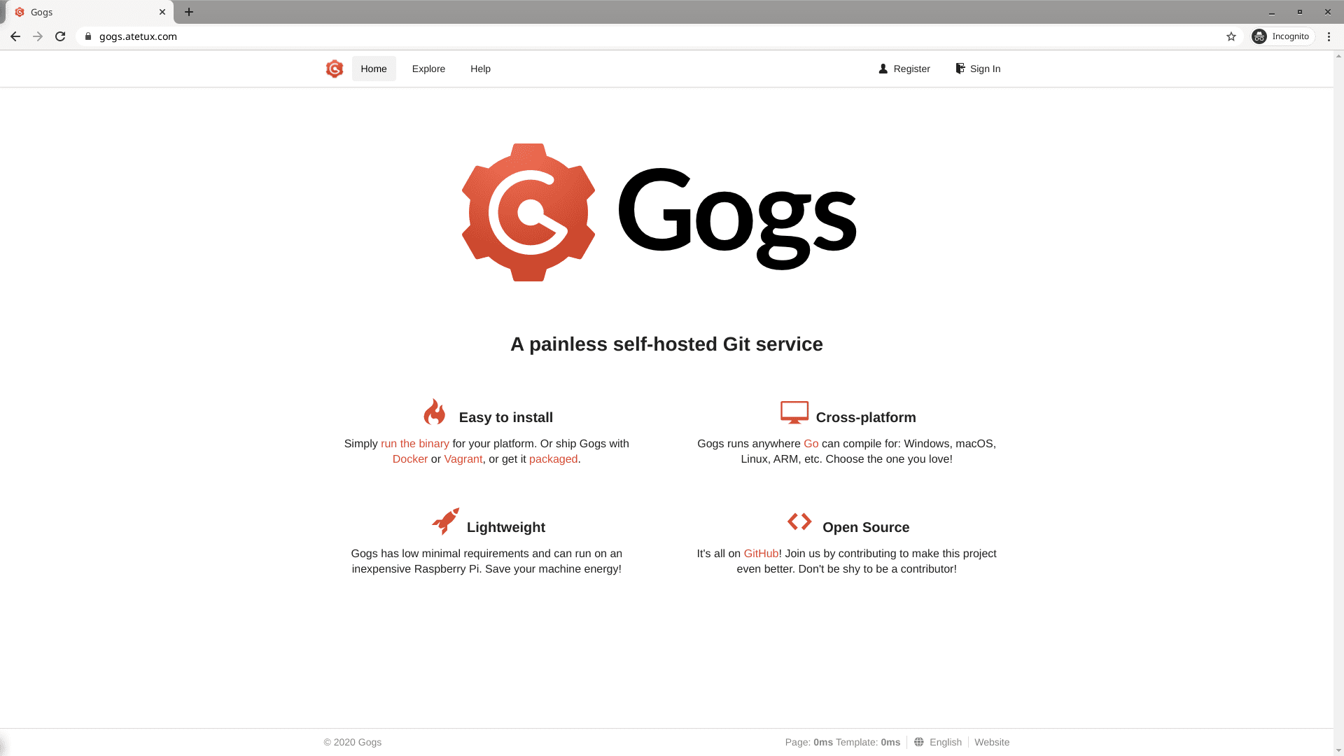 How To Install Gogs Git Server on Ubuntu 20.04 - Atetux