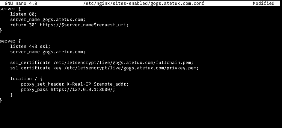 How To Install Gogs Git Server On Ubuntu 2004 Atetux 2442