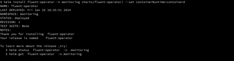 How To Deploy Configure fluent-operator with Fluentbit - Atetux